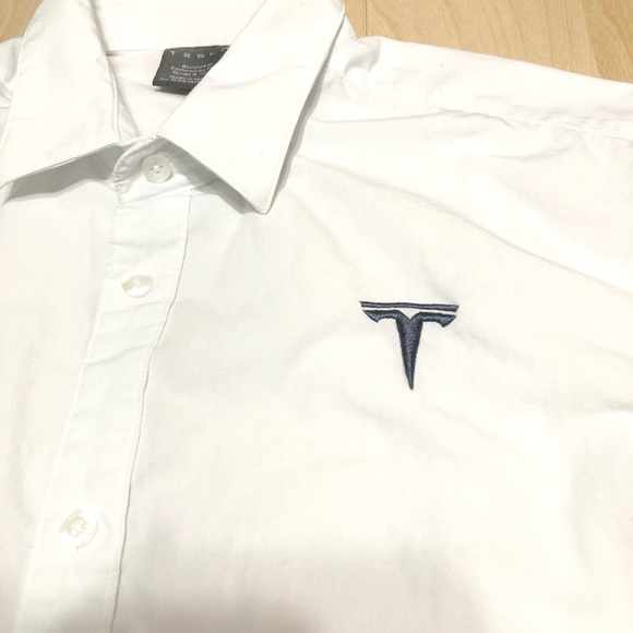 Tesla | Shirts | Tesla Employee Shirt Stitched Emblem | Poshmark